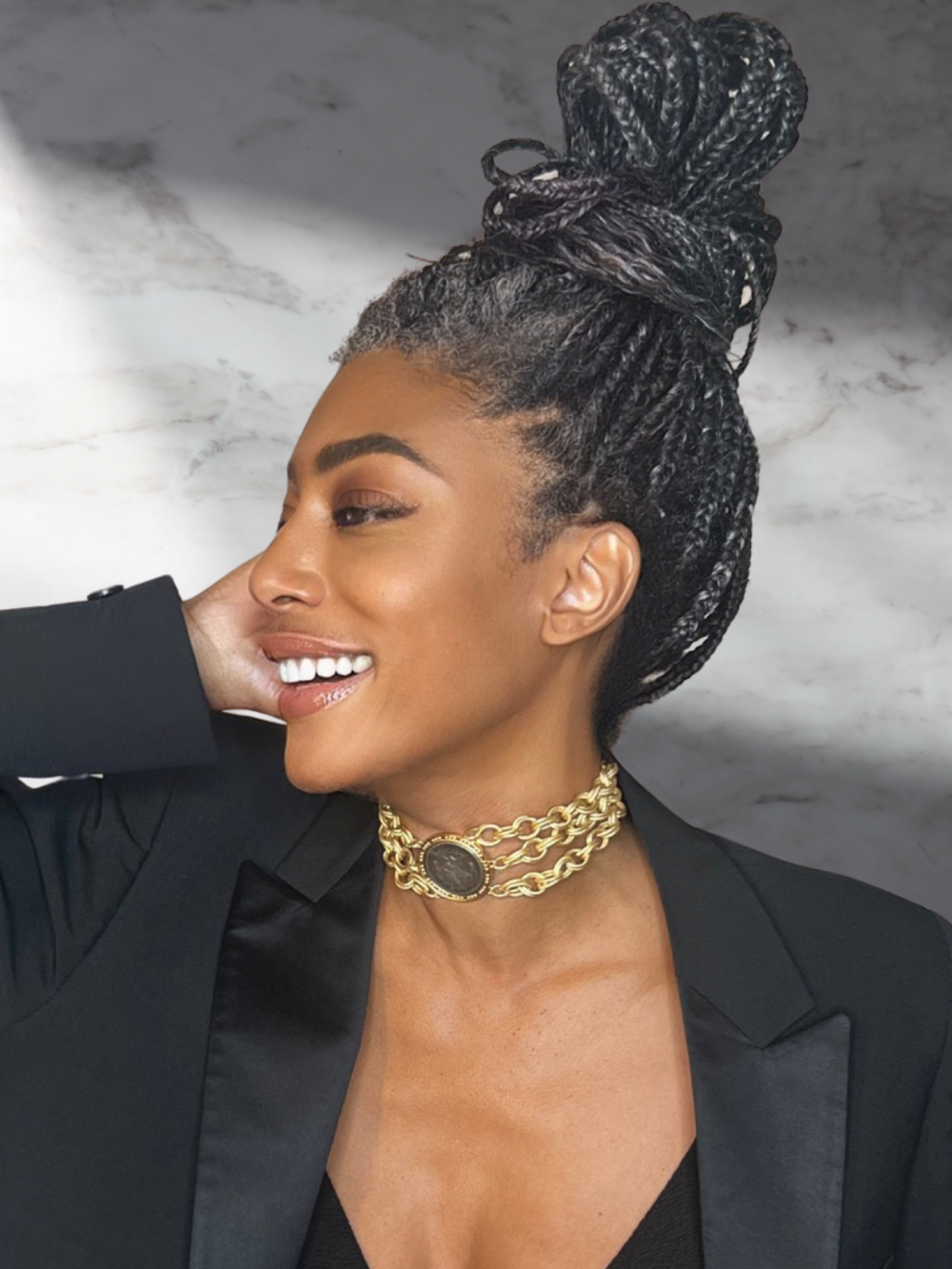 Dylan Gold Three Strand Coin Choker Necklace – Fickle Fox Co